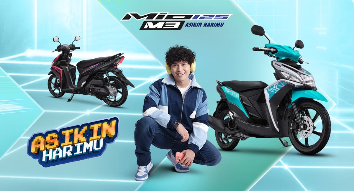 Yamaha Mio M3, Skutik Legendaris Tampil Sporty dengan Warna Baru 2025 ...